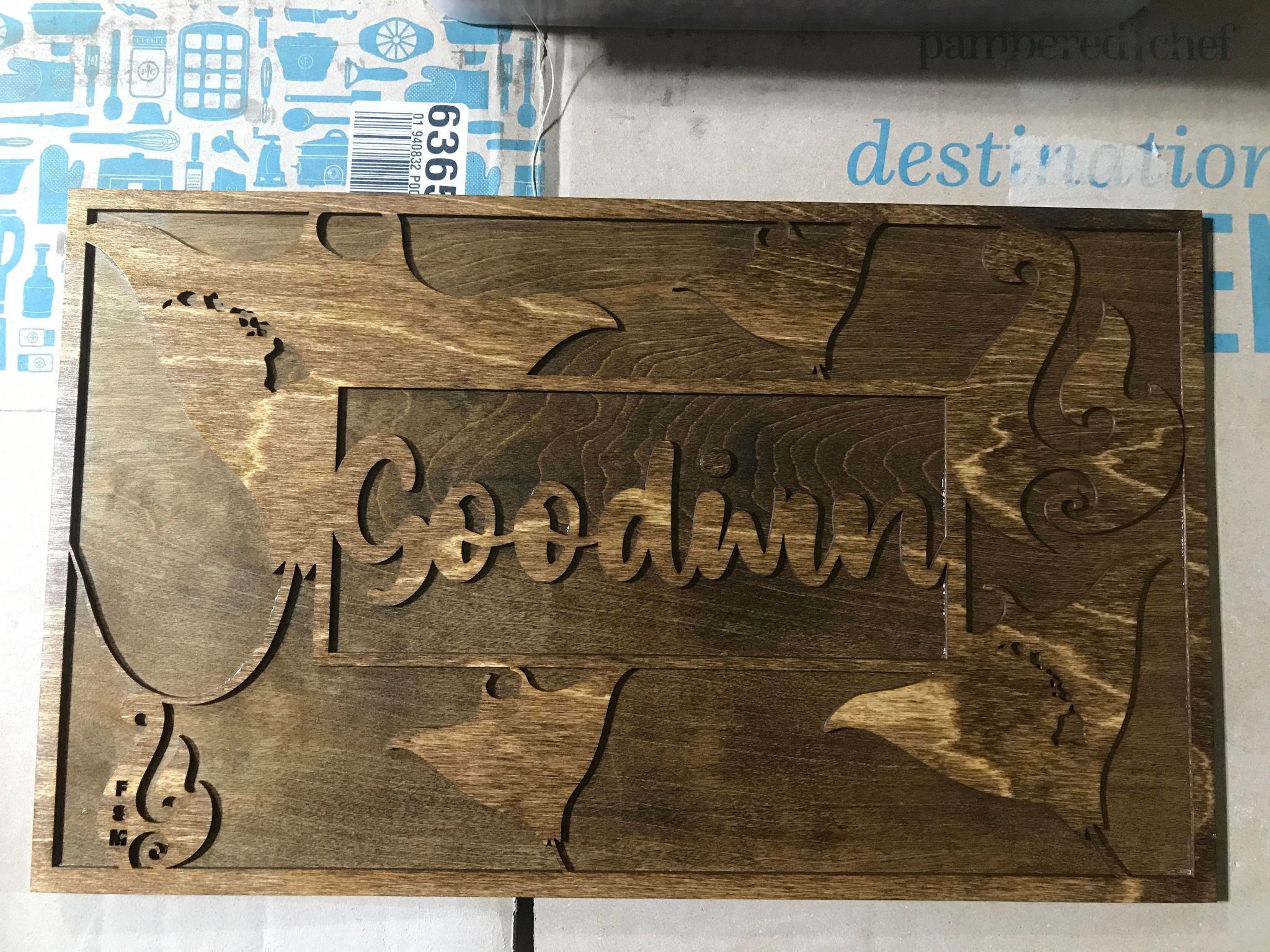 Custom Manta Ray Name sign – Kahikinakreations